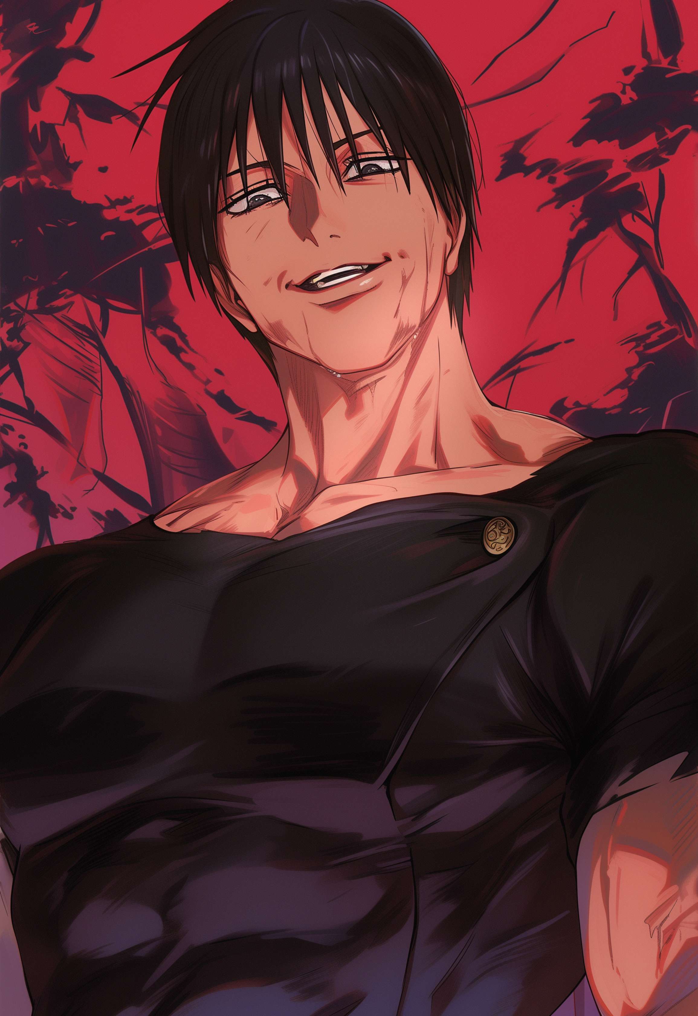 Premium Anime Metal Poster - Togi from Jujutsu Kaisen – Fr4meX