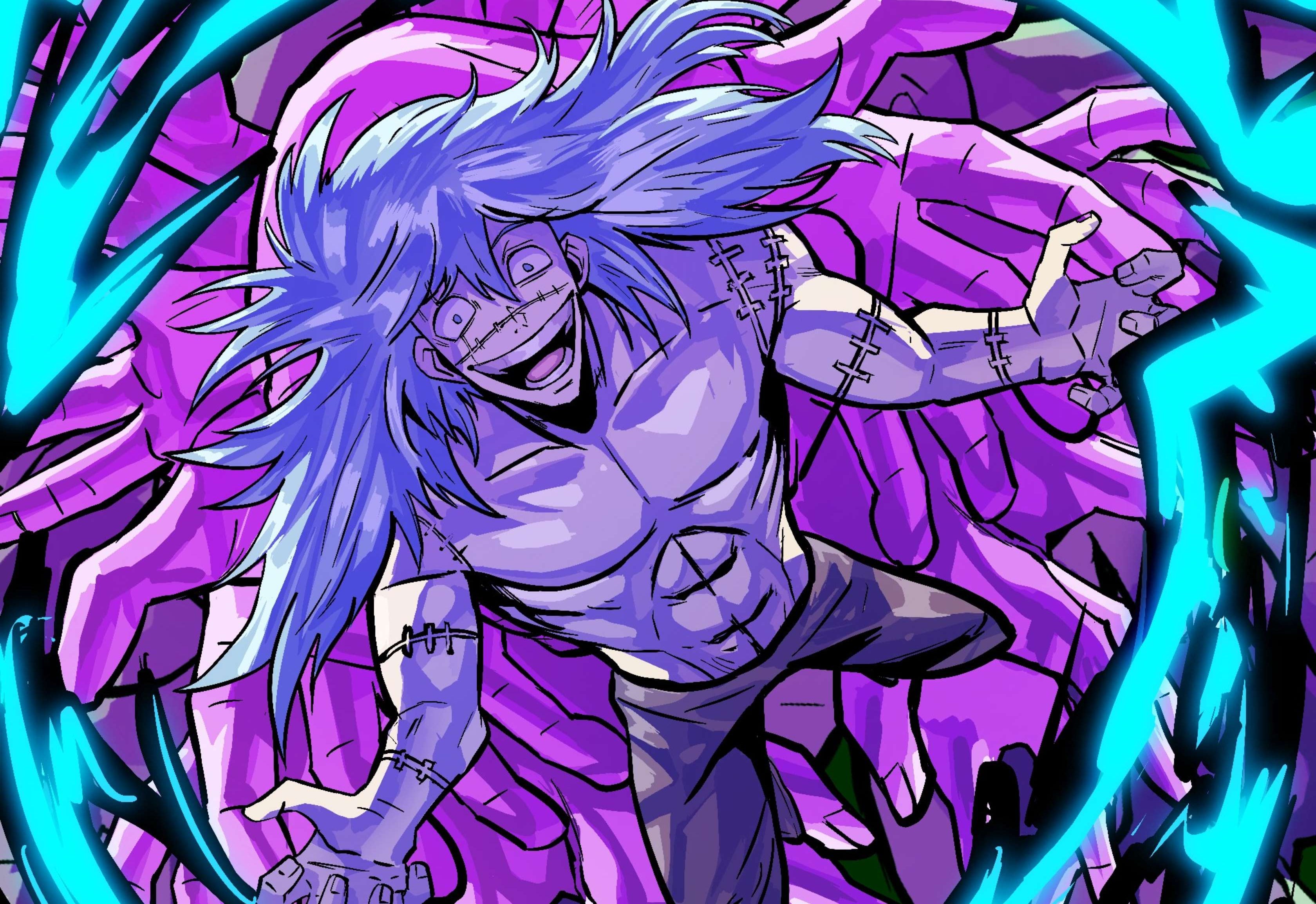 Premium Anime Metal Poster - Mahito from Jujutsu Kaisen – Fr4meX